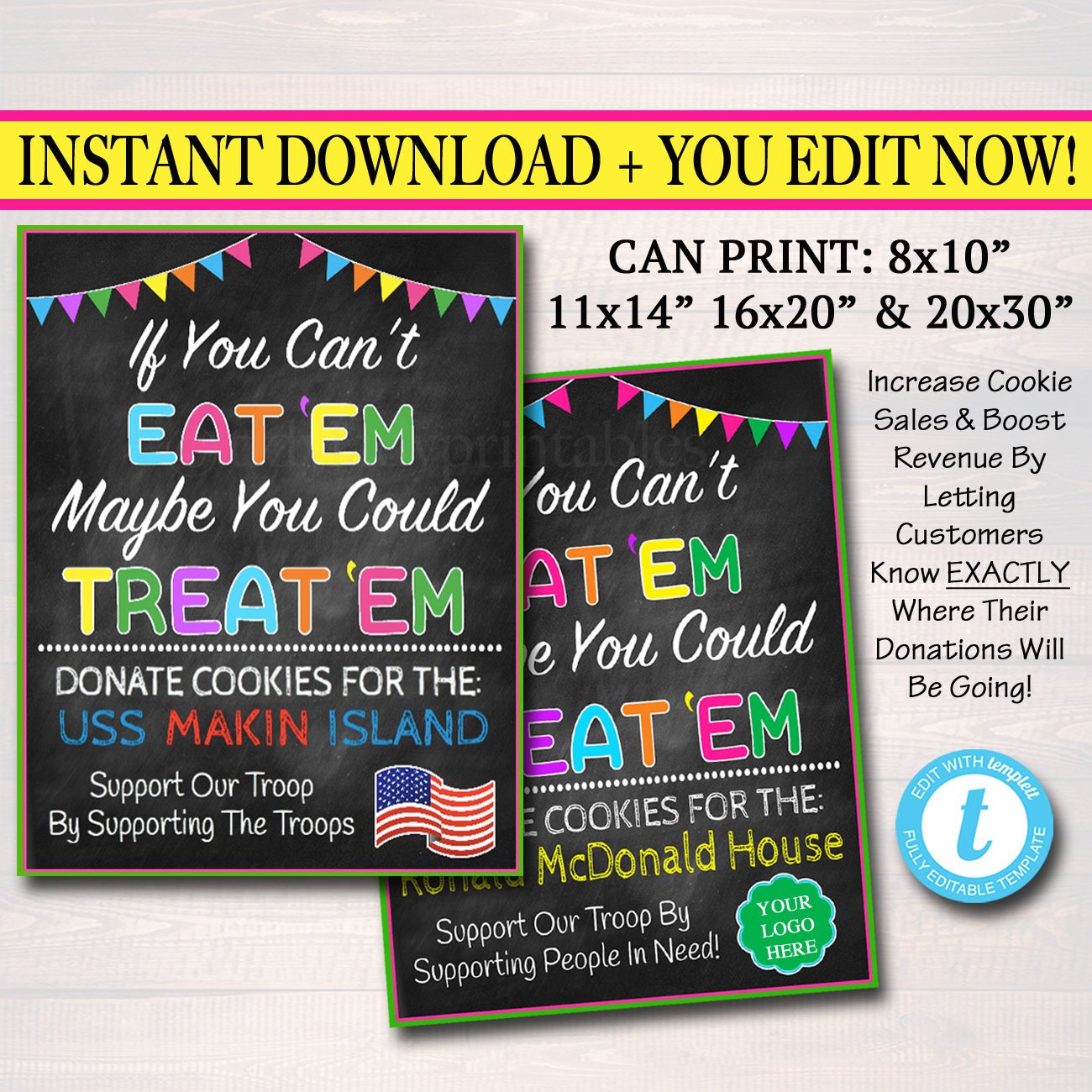 Military appreciation Templates - Templett Shop