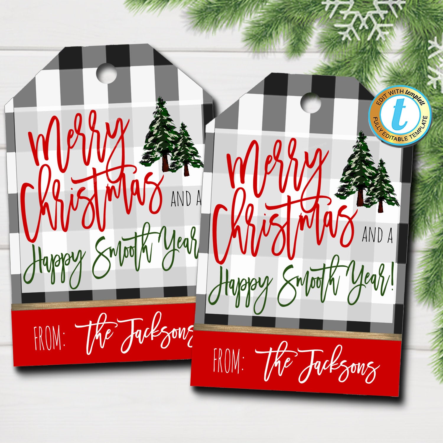 Christmas Gift Tags, Lotion Soap Gift Tag, Holiday Appreciation ...