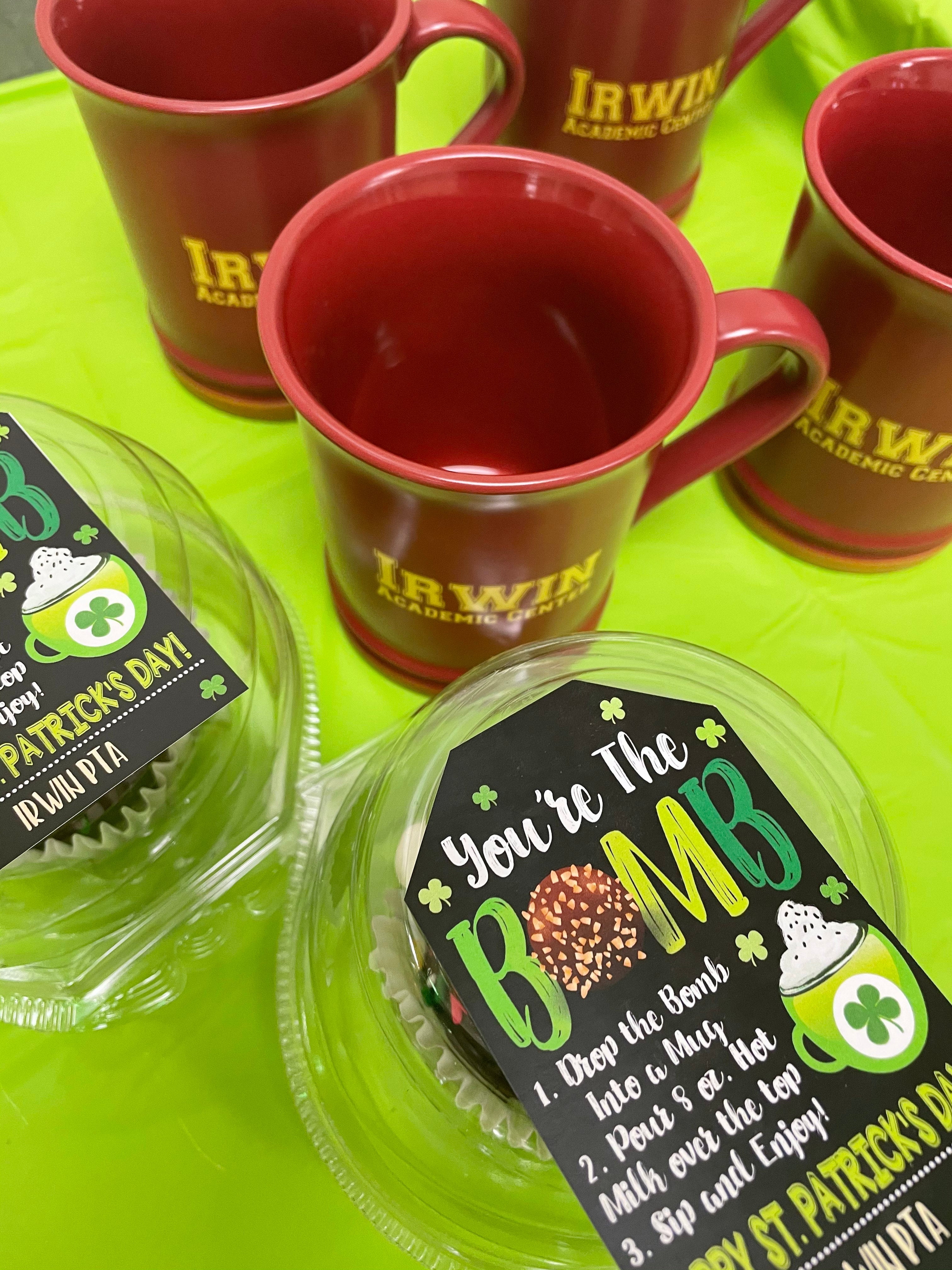 St. Patrick's Day Chocolate Bomb Gift Tag - Templett Shop