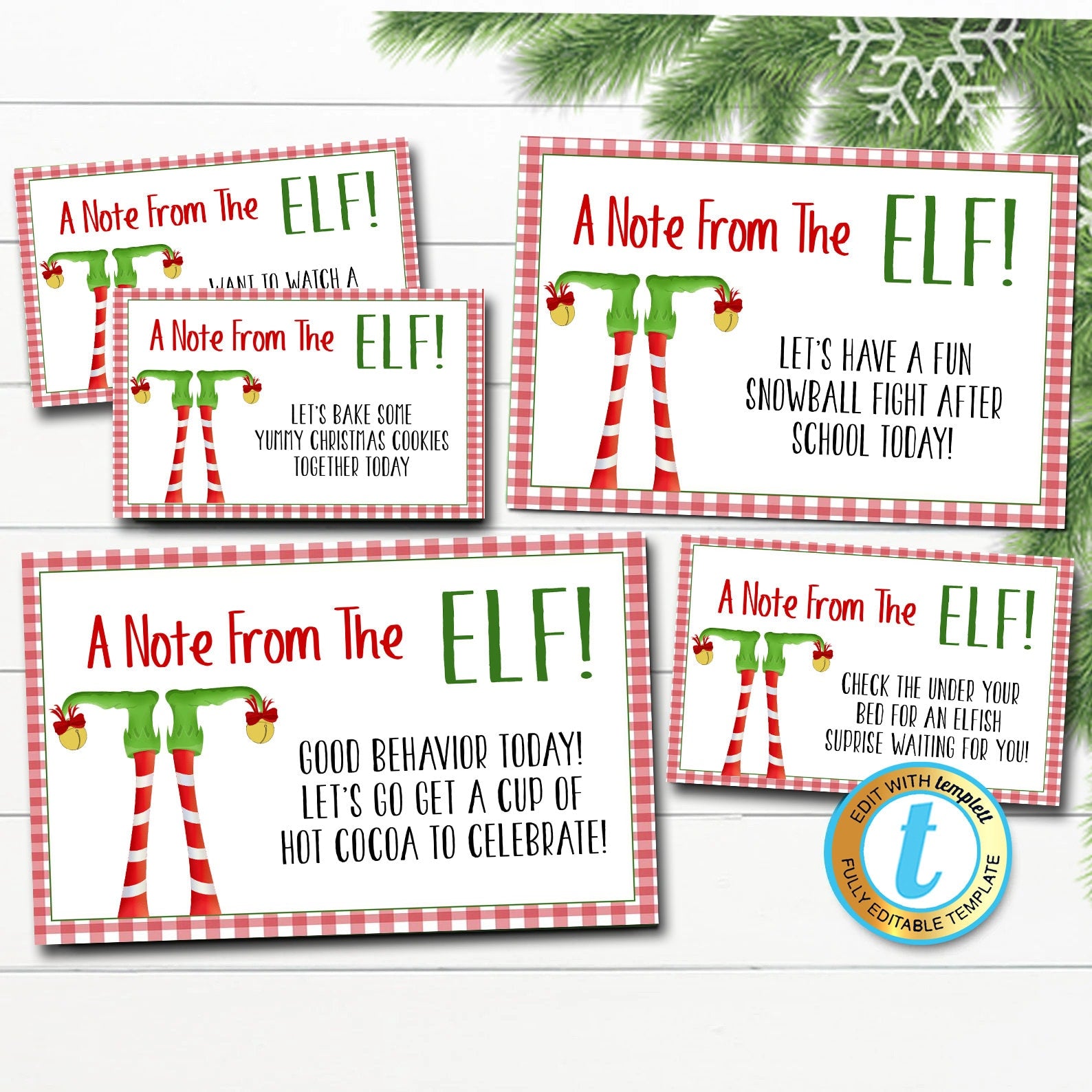 Elf Notes | Christmas elf tradition - Templett Shop