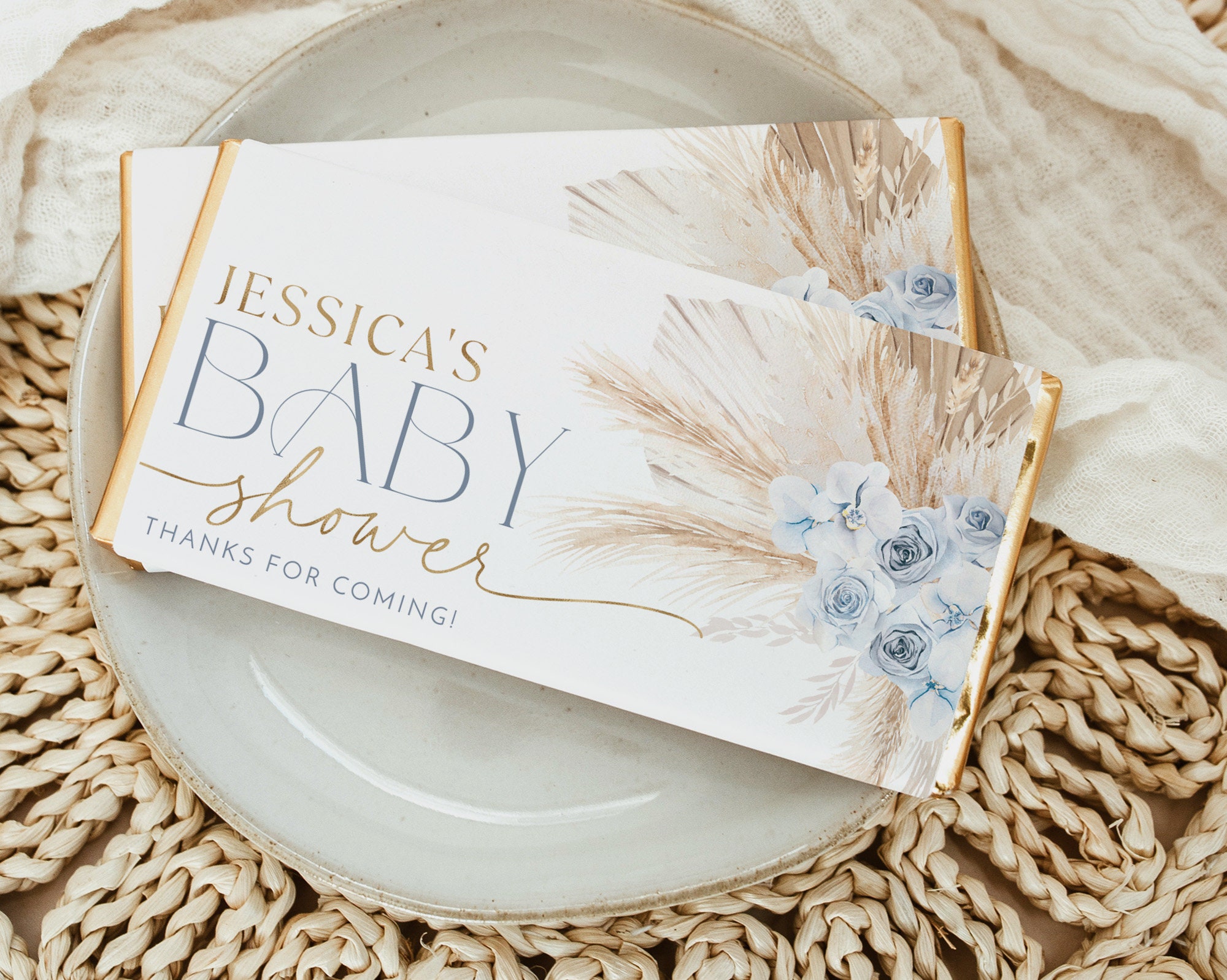 Boho Chocolate Wrapper Printable, Candy Bar Wrapper Template, Chocolate ...