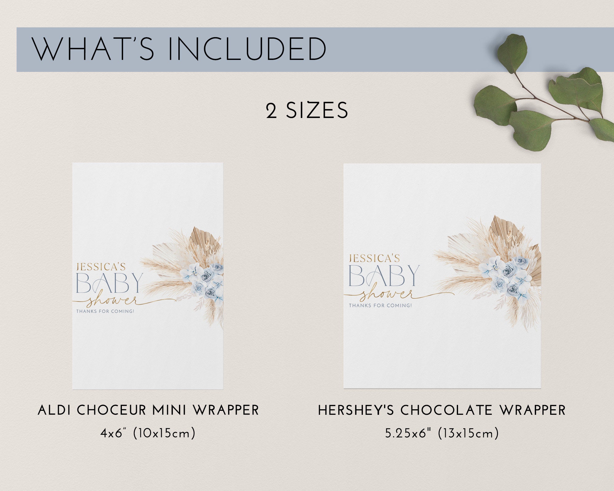 Boho Chocolate Wrapper Printable, Candy Bar Wrapper Template, Chocolate ...