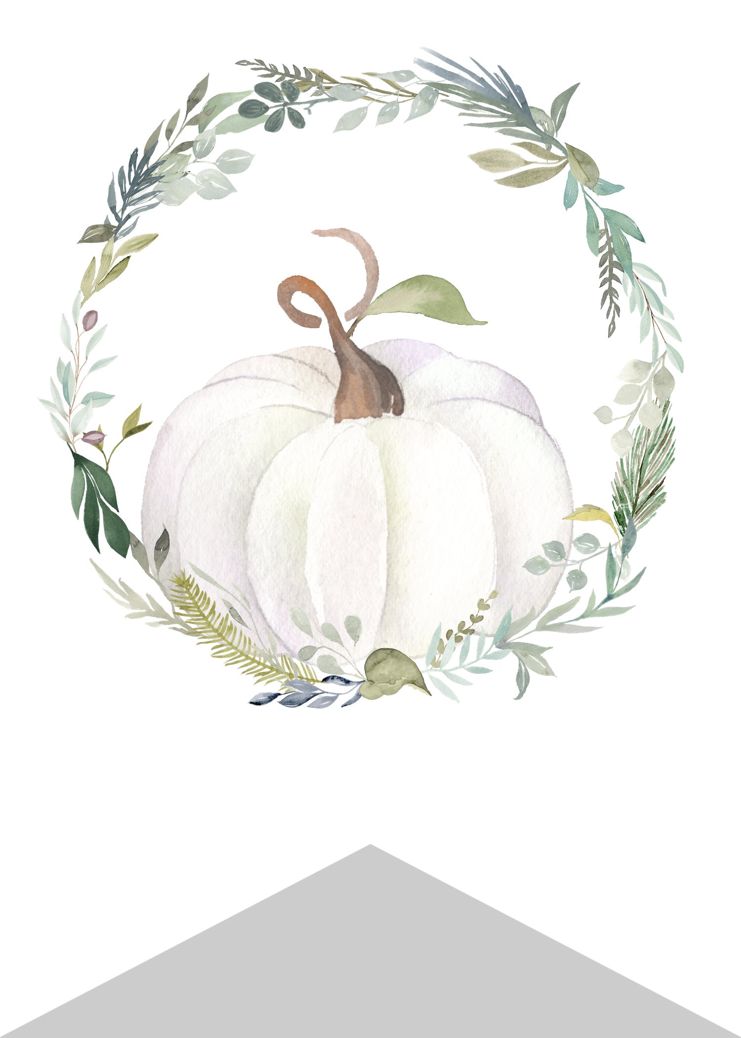 Fall Baptism God Bless Banner Template, White Pumpkin Printable Baptism ...