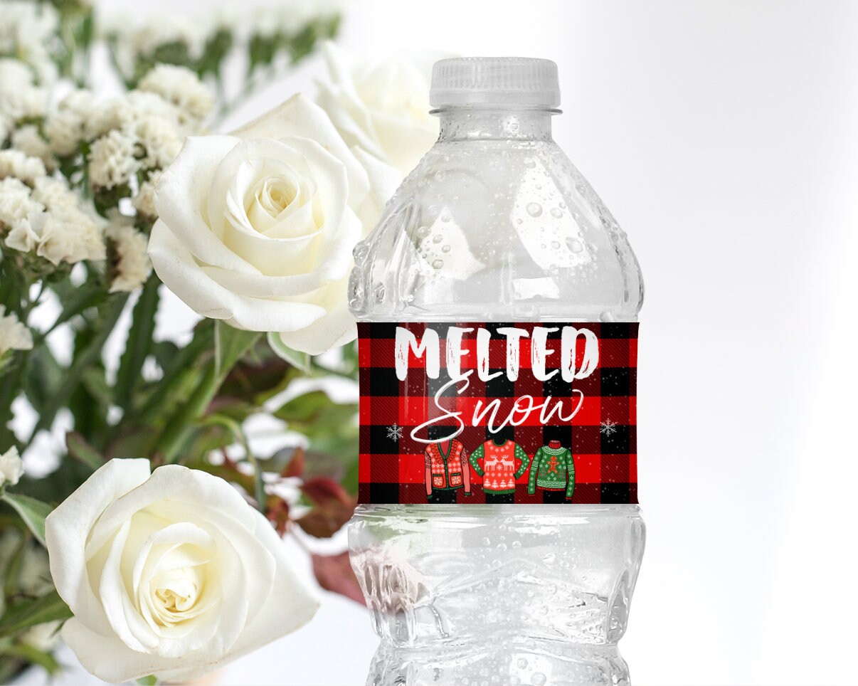 Ugly Sweater Christmas Party Decor Set Ugly Sweater Party Thank You Tag ...