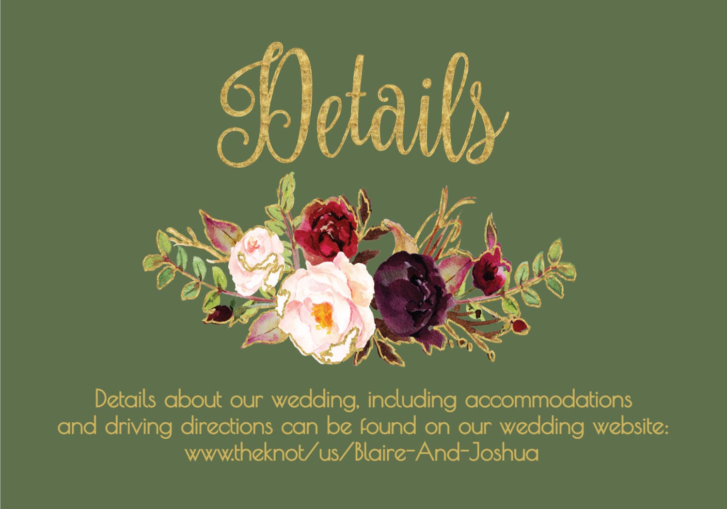 Wedding Invitation Template Printable / Editable - DIY Floral ...