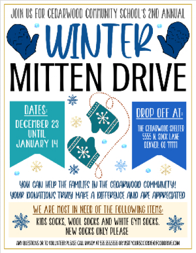 Winter Mitten Drive Flyer - Templett Shop